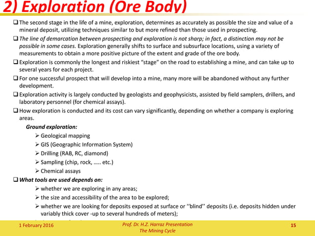 Topic 2 the mining cycle | PDF
