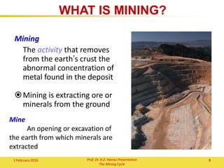 Topic 2 the mining cycle | PDF