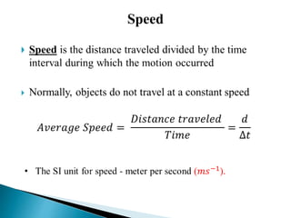 topic 2-unit 01-MotionSpeedVelocity-and-Acceleration.ppt