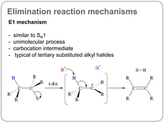 Topic 20 3 elimination reactions | PPTX