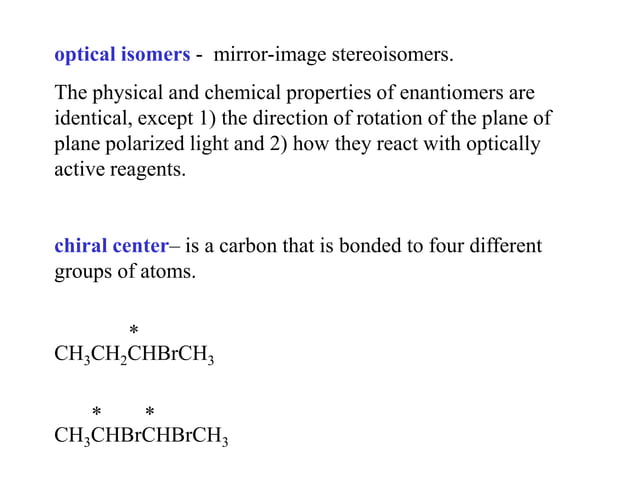 Topic 20 6 stereoisomers | PPT