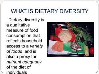 Topic 21 diet diversity | PPTX