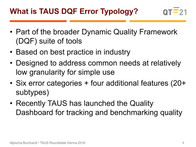 Harmonization of DQF and MQM sets the stage for a standard translation ...