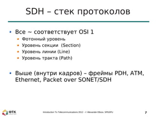 Topic25 sonet sdh | PPT