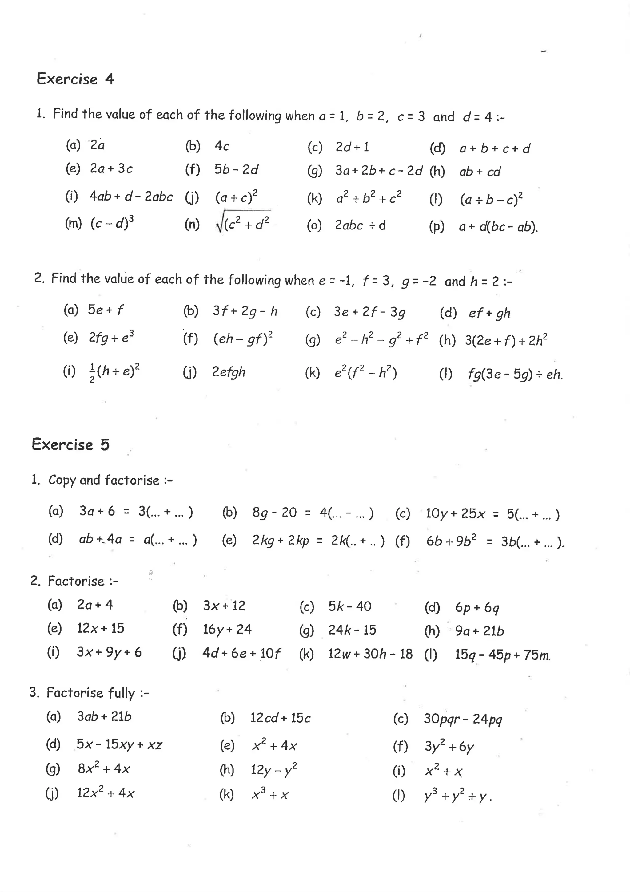 Topic 2 algebra | PDF