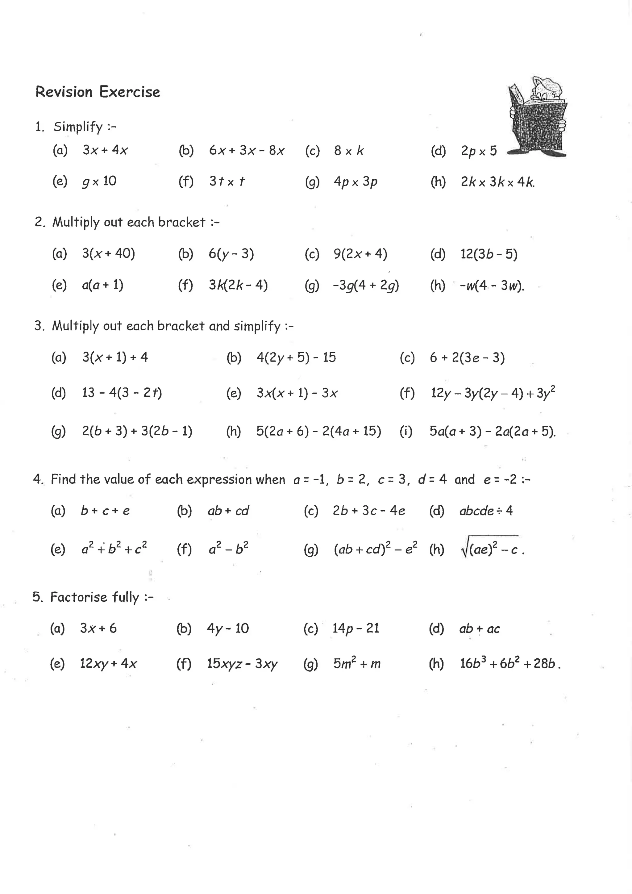 Topic 2 algebra | PDF