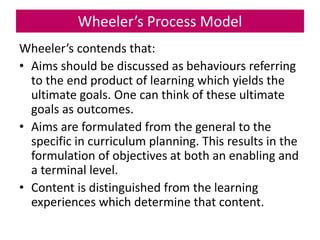 TSL3143 Topic 2a Models of Curriculum Design | PPTX