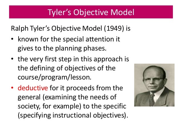 Topic 2a Models of Curriculum Design