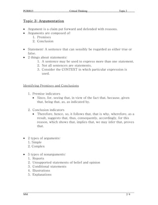 Topic2 argument | DOC