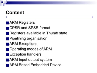 Topic 2 ARM Architecture and Programmer's Model.pptx