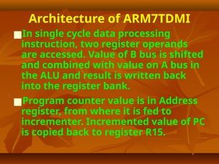 Topic 2 ARM Architecture and Programmer's Model.pptx