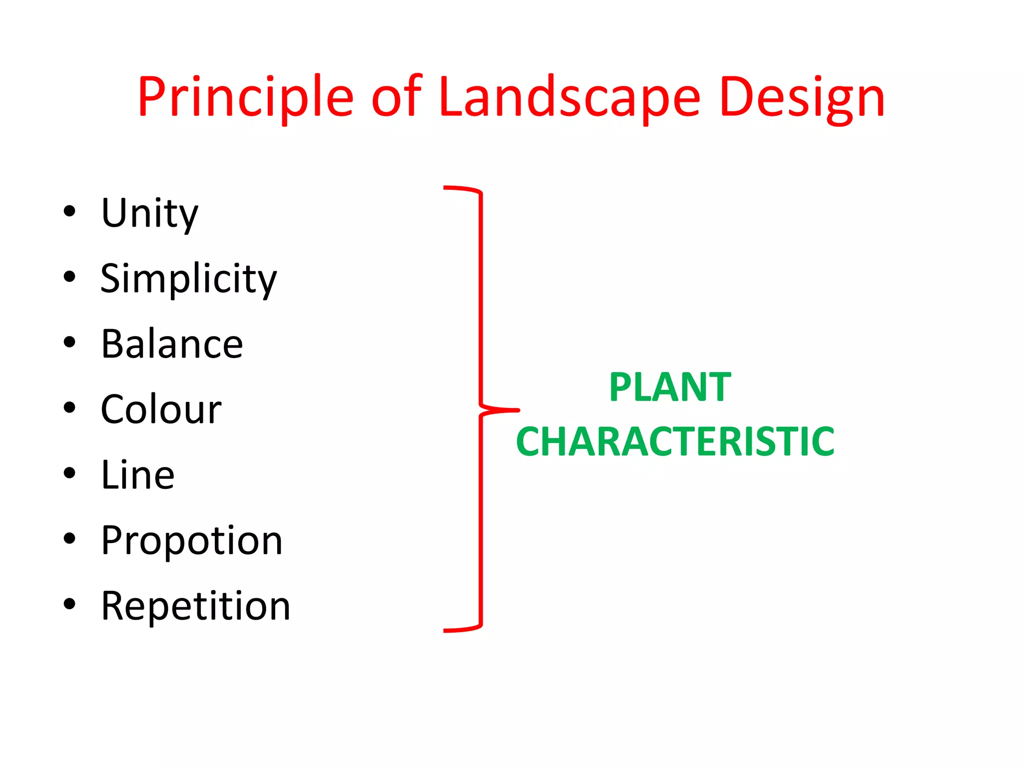 Topic 2 basic landscape design | PPTX