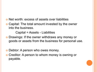 Accounting concepts and conventions | PPTX