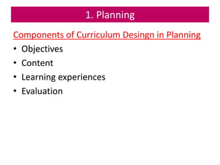 TSL3143 Topic 2b Steps in Curriculum Design | PPTX