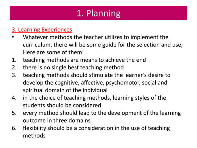 TSL3143 Topic 2b Steps in Curriculum Design | PPTX