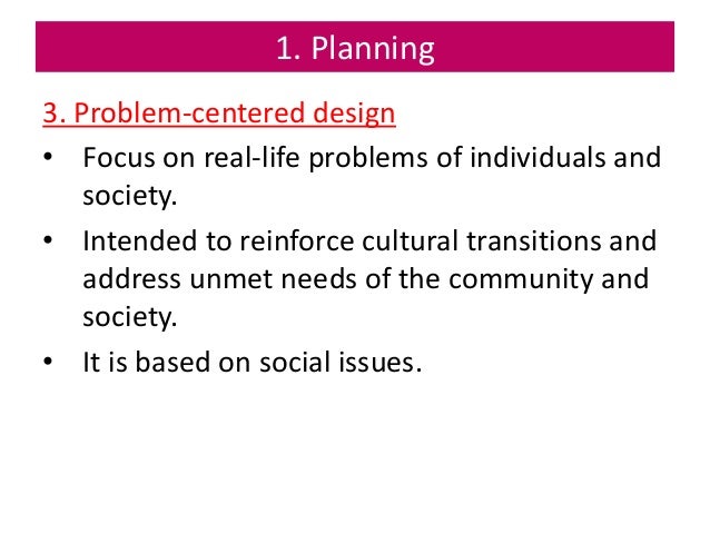 Topic 2b Steps in Curriculum Design