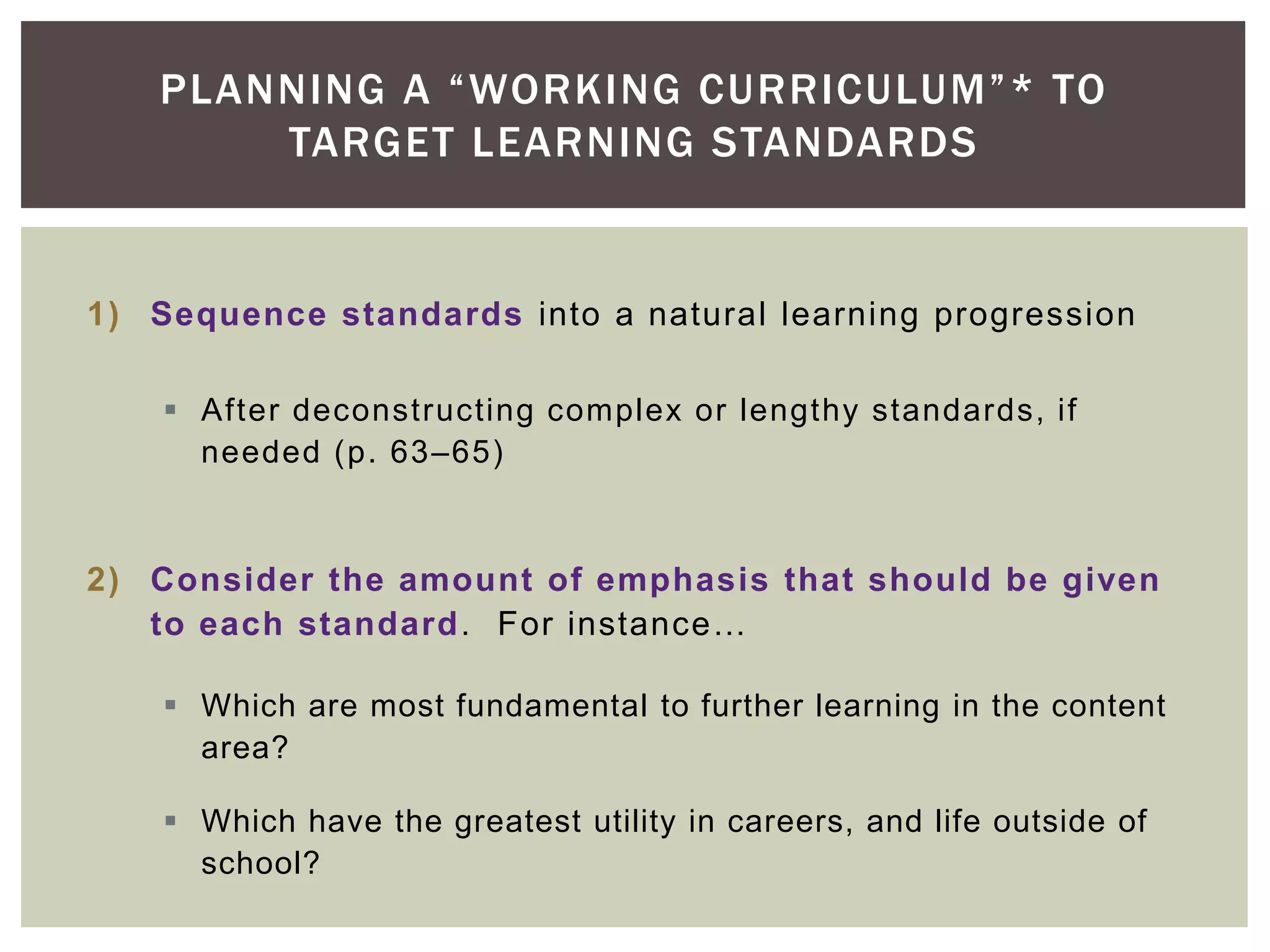 Developing a Curriculum Guide | PPTX