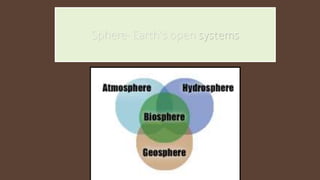 Topic is Earth's Subsystem. A powerpoint presentation | PPTX