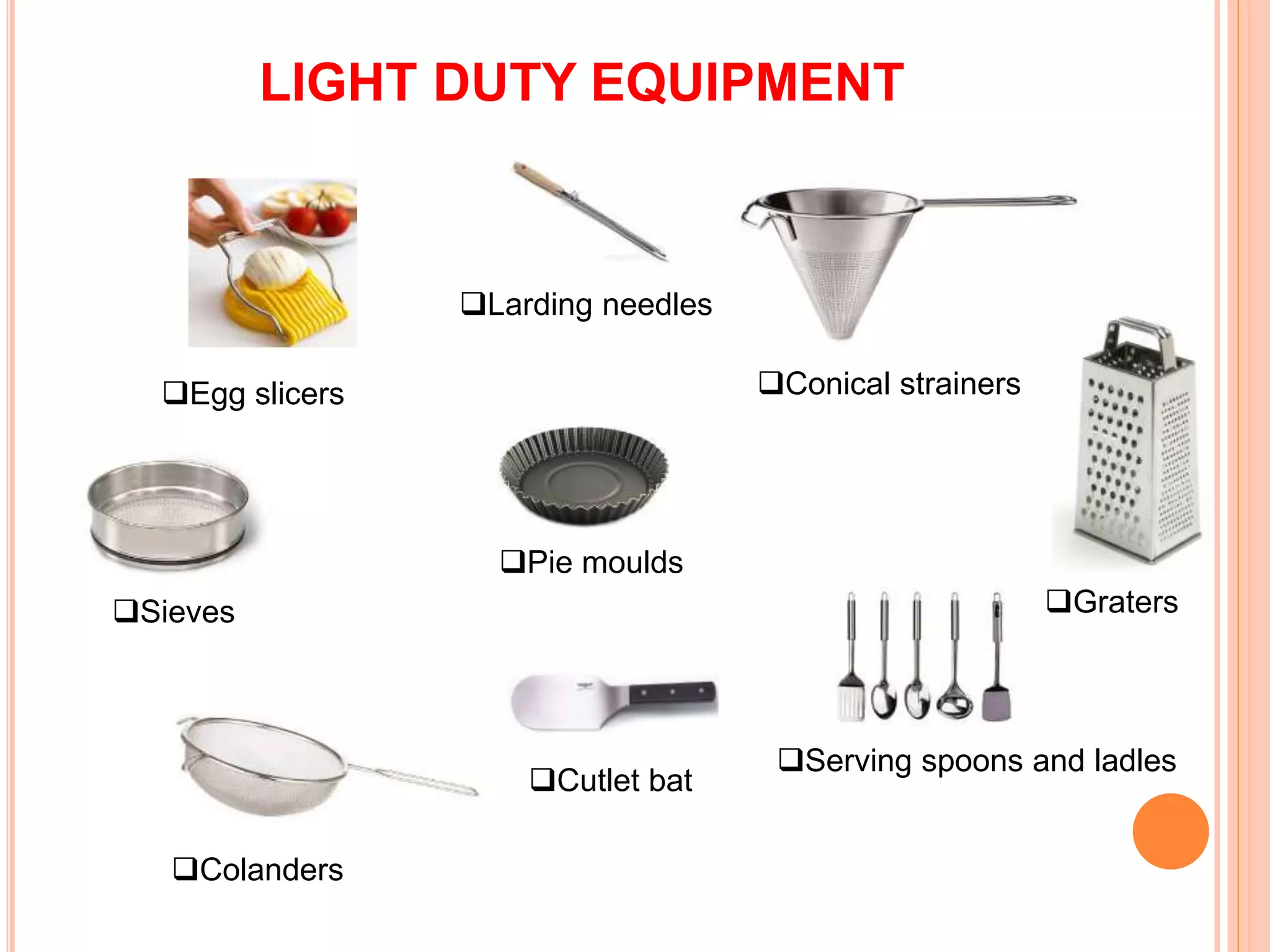 Topic 2 equipment found in larder | PPTX