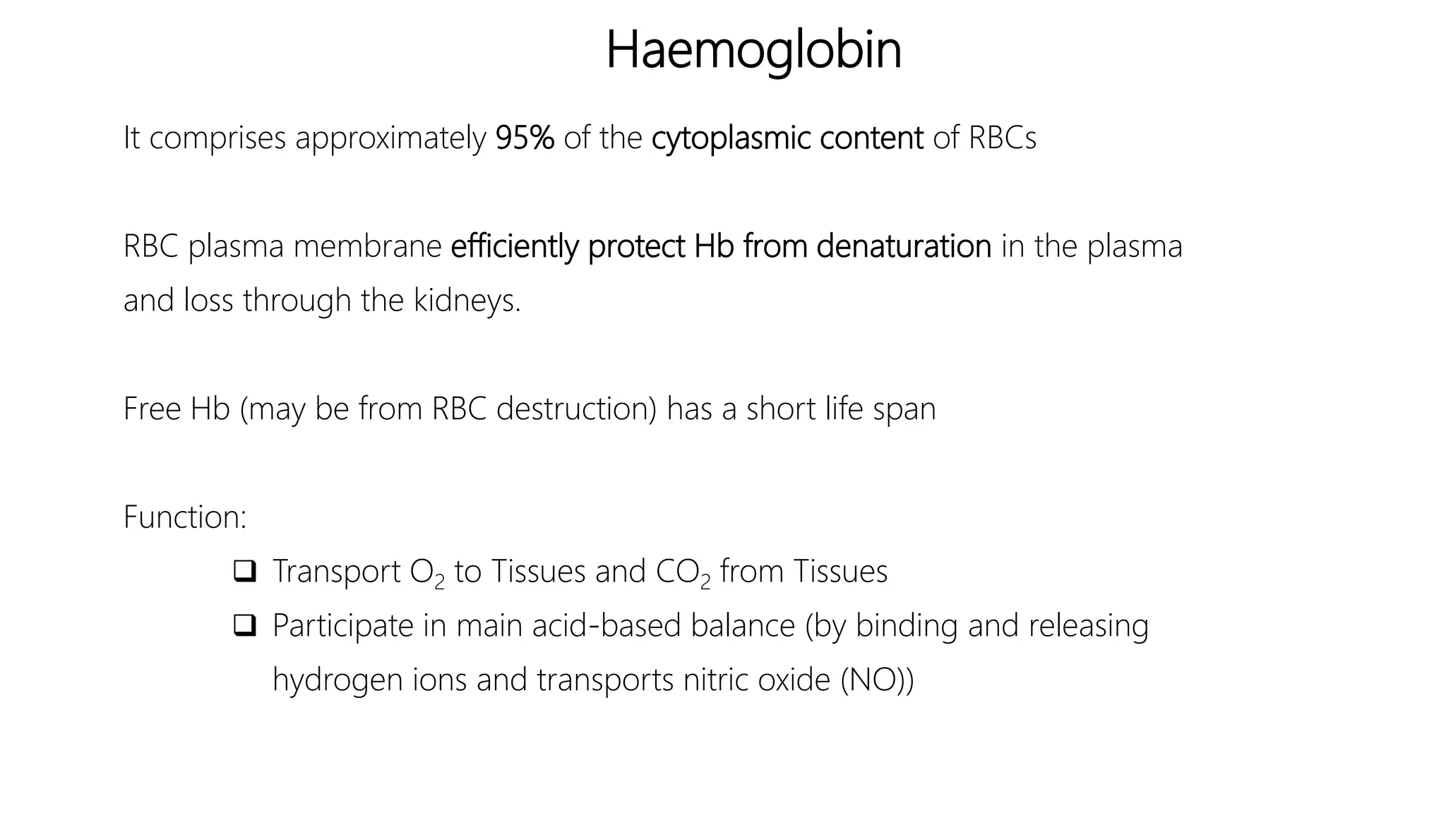 hemoglobin structure types RBC destrcution and Bilirubim metabolism.pptx