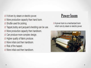 Topic 2 History-of-looms-Power Point Presentation | PPT