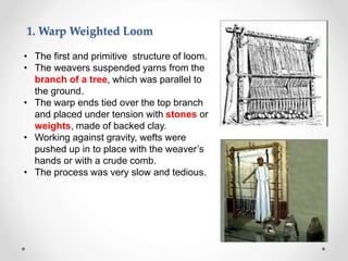 Topic 2 History-of-looms-Power Point Presentation | PPT