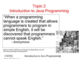 Introduction to Java Programming | PPT