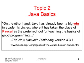 Topic2JavaBasics.ppt