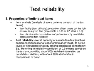 Measurement terms | PPT | Standardized Testing | Educational Assessment