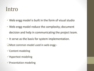 model of web engg | PPTX