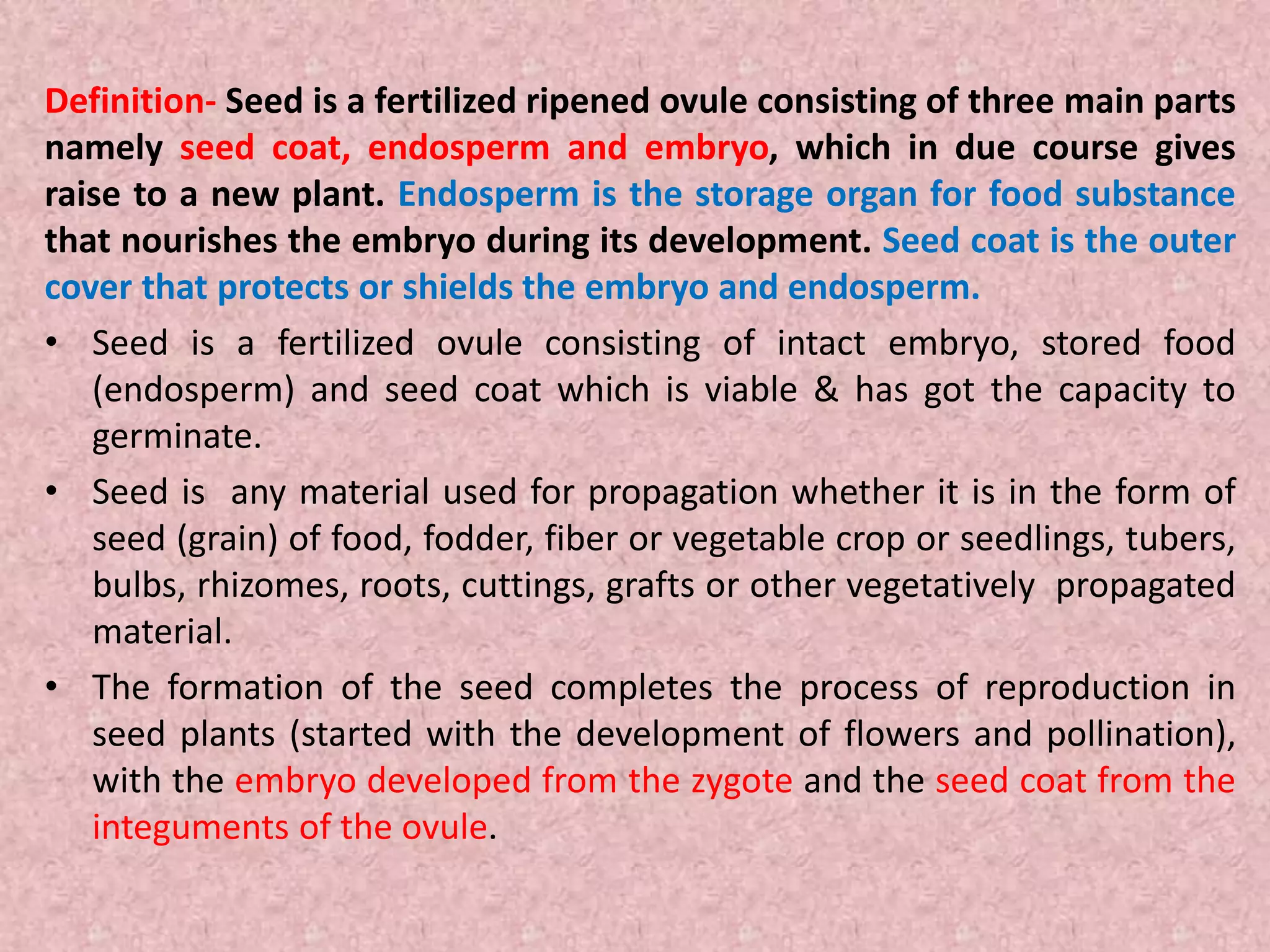 Seed and different methods of sowing | PPT