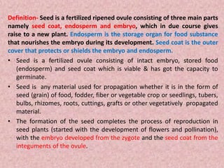 Seed and different methods of sowing | PPT