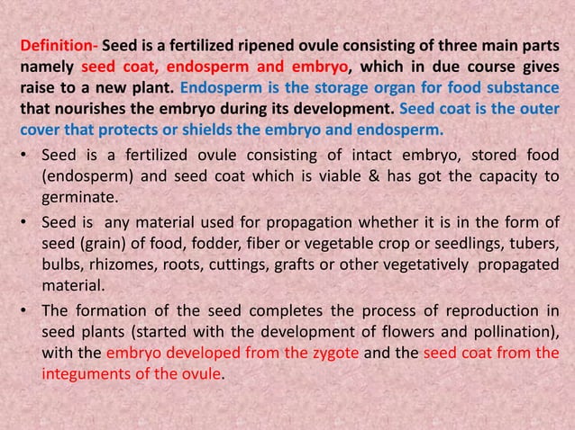 Seed and different methods of sowing | PPT