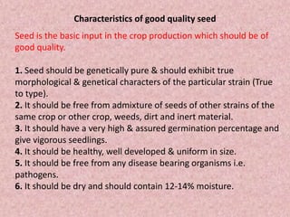 Seed and different methods of sowing | PPT