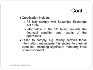 Topic 2 objectives and scope of financial statement audit | PPT