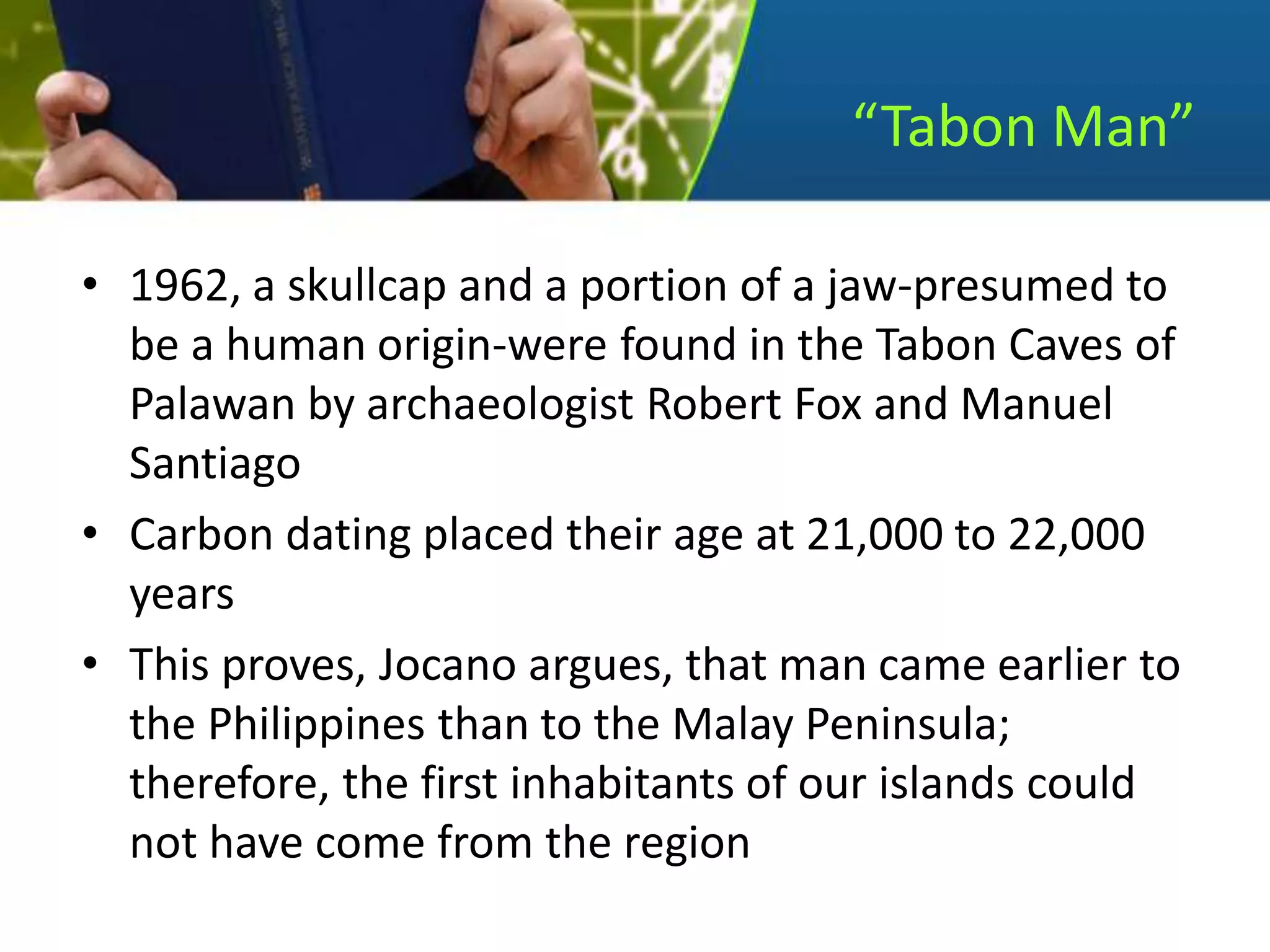 TOPIC 2 Pre-history Peopling of the Philippines.pptx