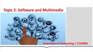Topic 2 Software and Multimedia [07-09-2023].pdf | Operating Systems ...