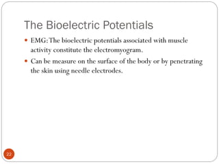 Sources of bioelectric potentials | PDF