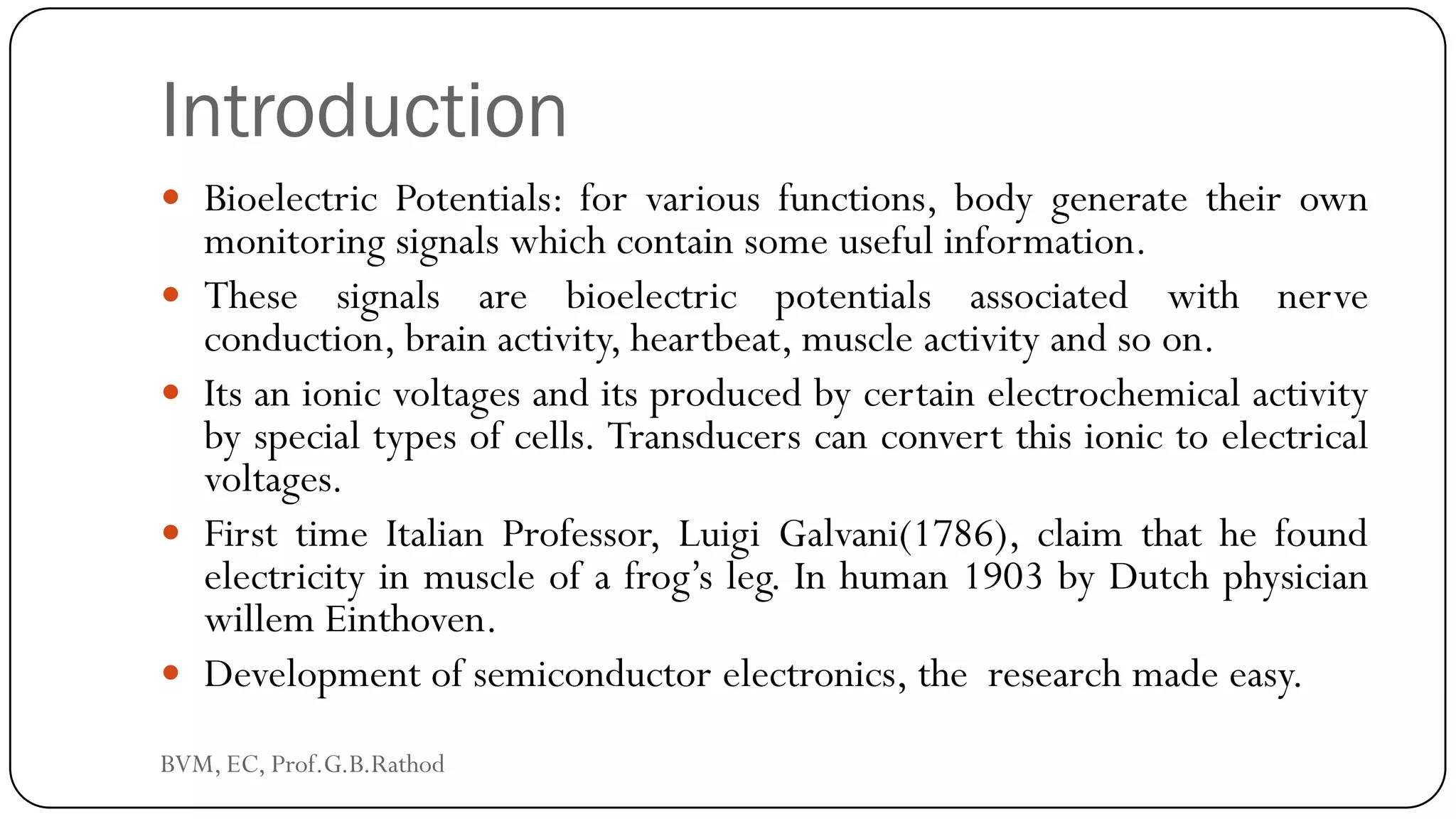 Topic 2 sources of bioelectric potentials | PDF