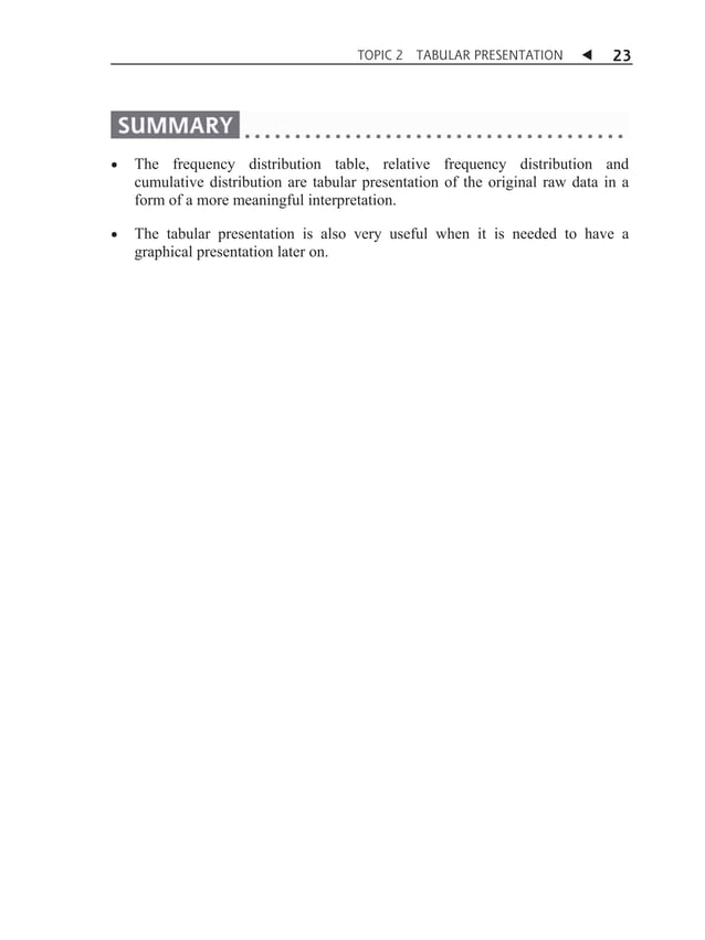 Topic 2 tabular presentation | PDF | Homework and Study | Education