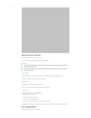 TOPIC 2_ THE COMPUTER – COMPUTER FORM ONE NOTES - EcoleBooks.pdf
