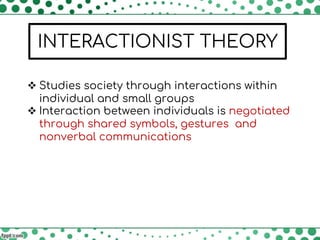 theories in sociology for education purposes | PDF