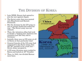 Topic 2 the origins of the korean war | PPTX | Death, Injury, or ...