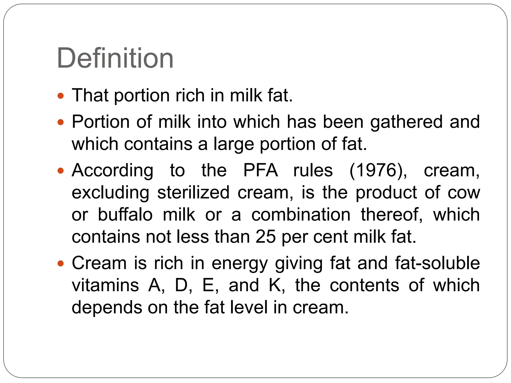 Cream- definition, types, manufacturing, defects | PPTX