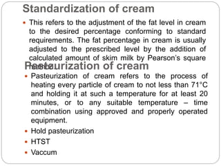 Cream- definition, types, manufacturing, defects | PPTX