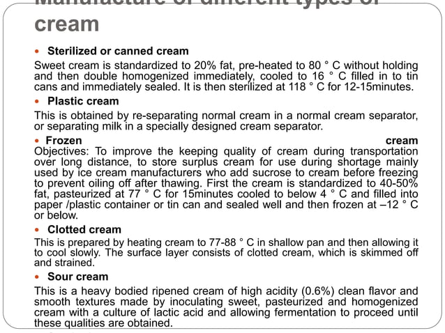 Cream- definition, types, manufacturing, defects | PPTX