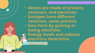 All about matter and atom and its subatomic particles | PPT