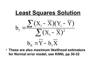 Topic_3. mechanism of simple linear regression ppt | PPT