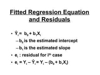 Topic_3. mechanism of simple linear regression ppt | PPT