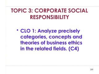 Topic 3 CORPORATE CULTURE AND ETHICAL LEADERSHIP | PPTX